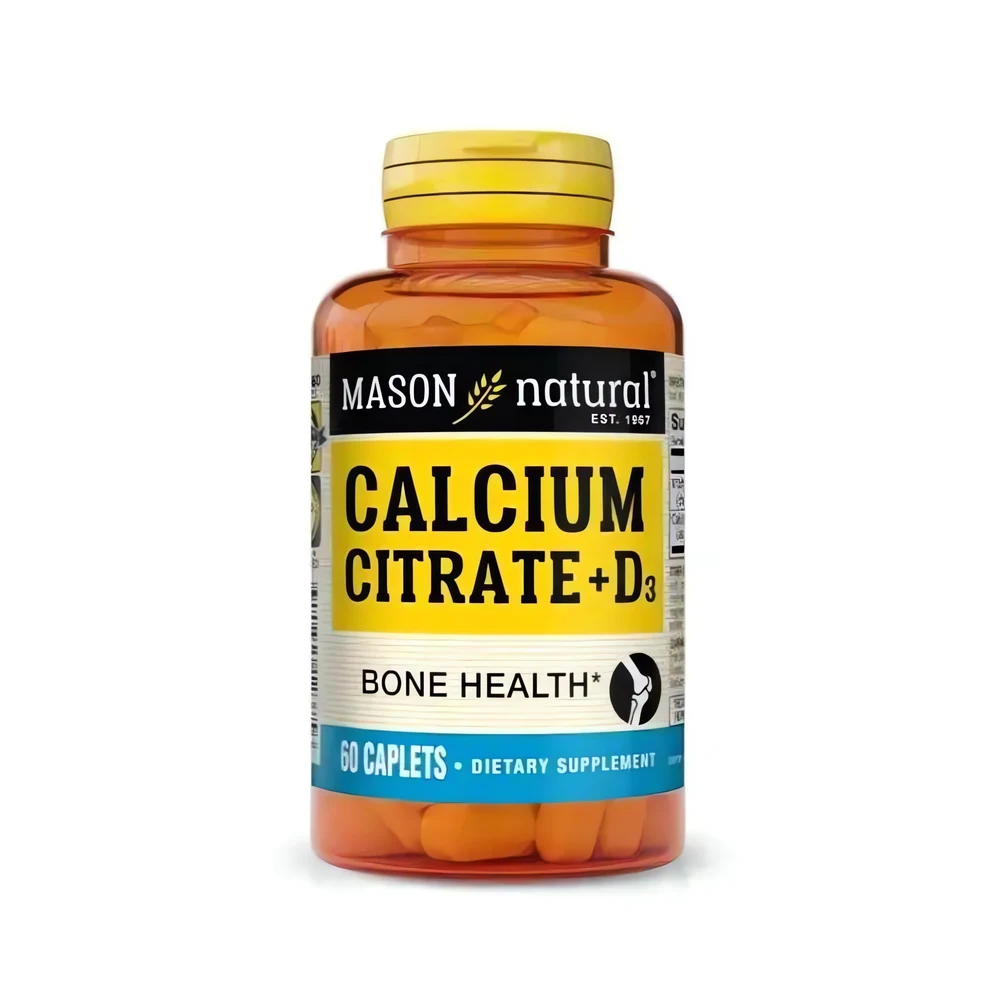 Calcium vitamine D3 100 cps - Mason Natural - Santé os