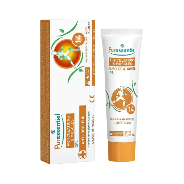 Gel articulations & muscles - 60 ml - Puressentiel Bio