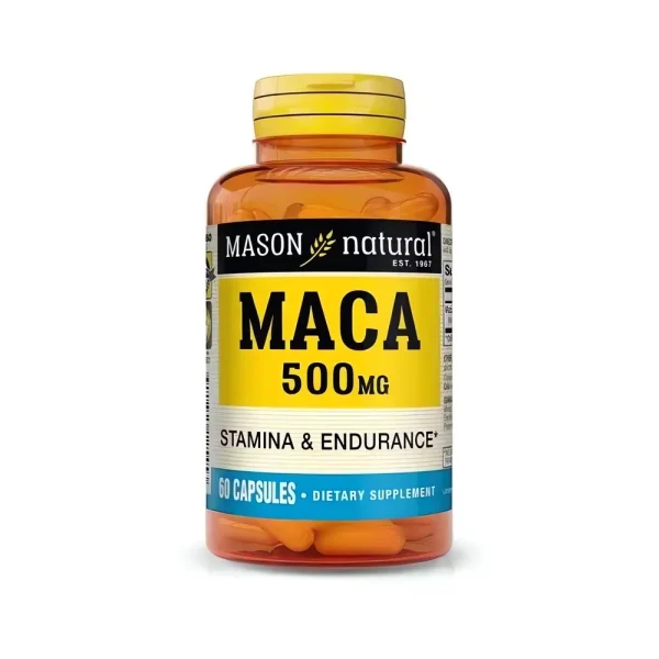 Maca 500 mg 60 gél - Mason Natural - Vitalité naturelle