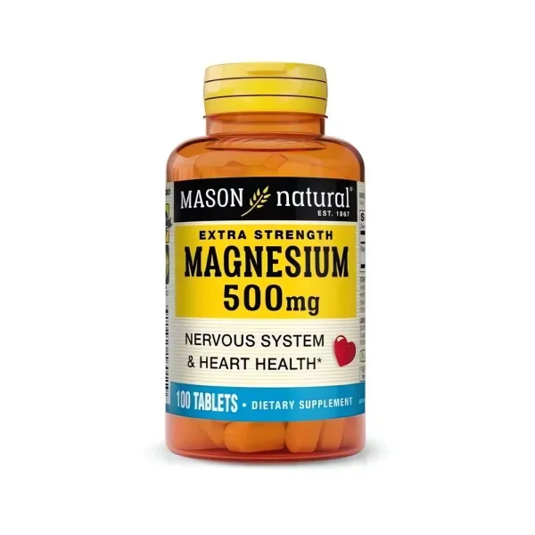 Magnésium 100 comprimés - Mason Natural - Équilibre pro