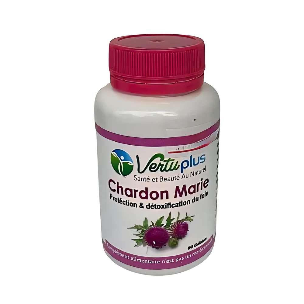 Chardon marie 90Gél Vertuplus foie sain Maroc