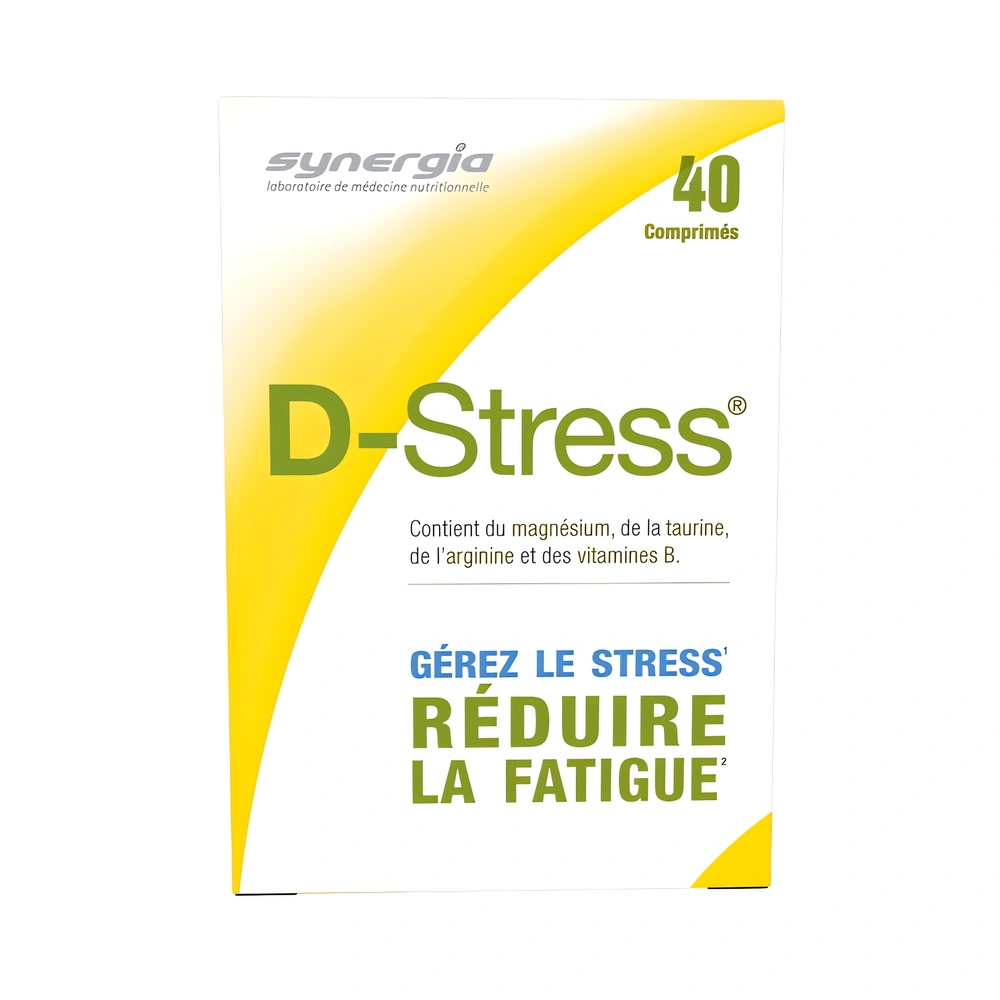 D-Stress 40 comprimés Synergia | Vitalité naturelle