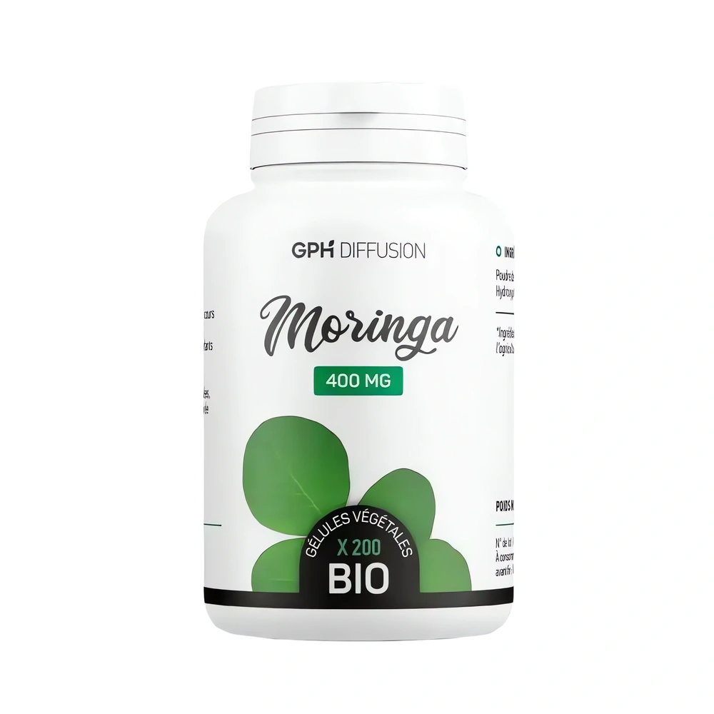 Moringa 400 mg 200 gélules GPH – Superaliment complet