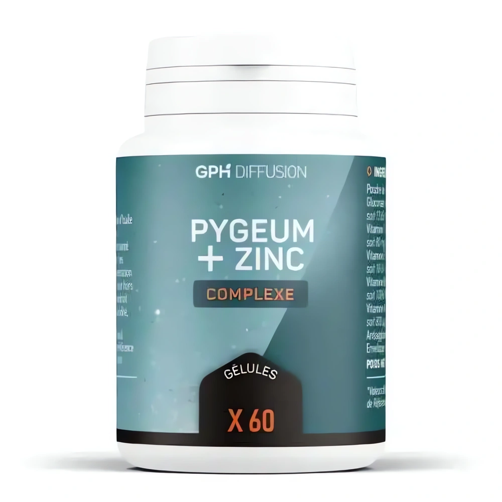 Prosta (pygeum + zinc) 390 mg 60 gélules GPH Santé