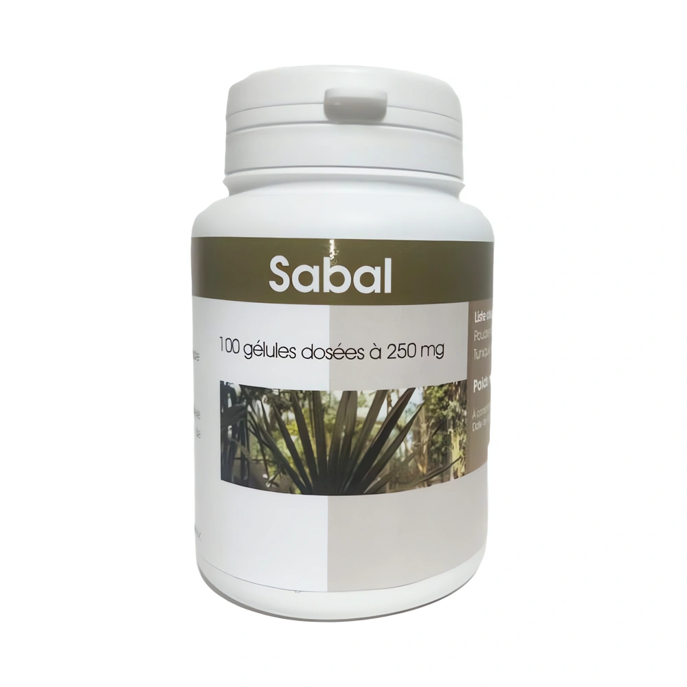 Sabal (palmier nain) 250 mg 100 gélules GPH Santé